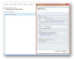 Add EasyTerritory to a Dynamics 365 Dashboard | EasyTerritory