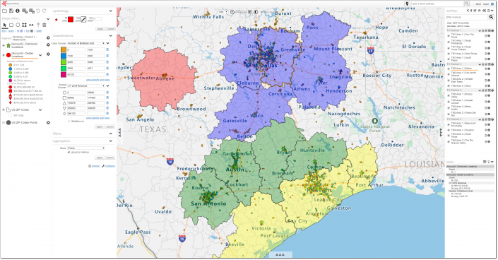 Excel and Power BI Sales Mapping Software | EasyTerritory