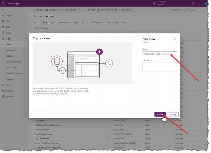Mapping Records from a Common Data Service view | EasyTerritory