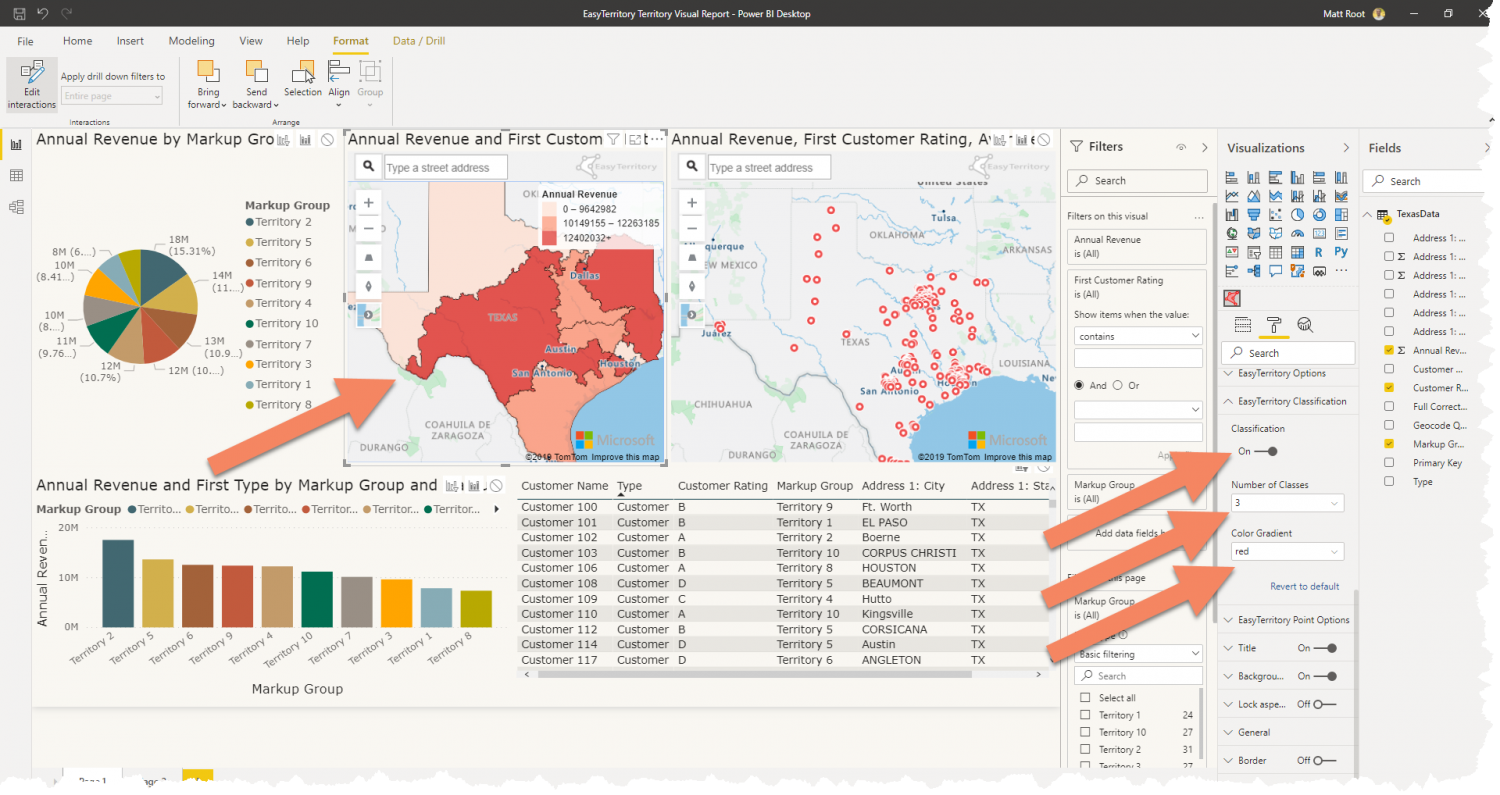 Configuring the EasyTerritory Territory Visual for Power BI Draft