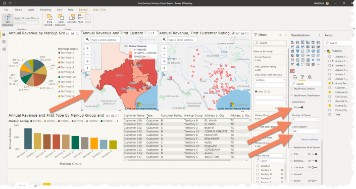 Configuring the EasyTerritory Territory Visual for Power BI Draft