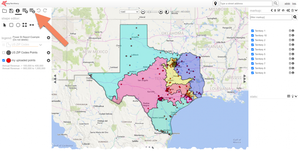 Configuring the EasyTerritory Territory Visual for Power BI Draft