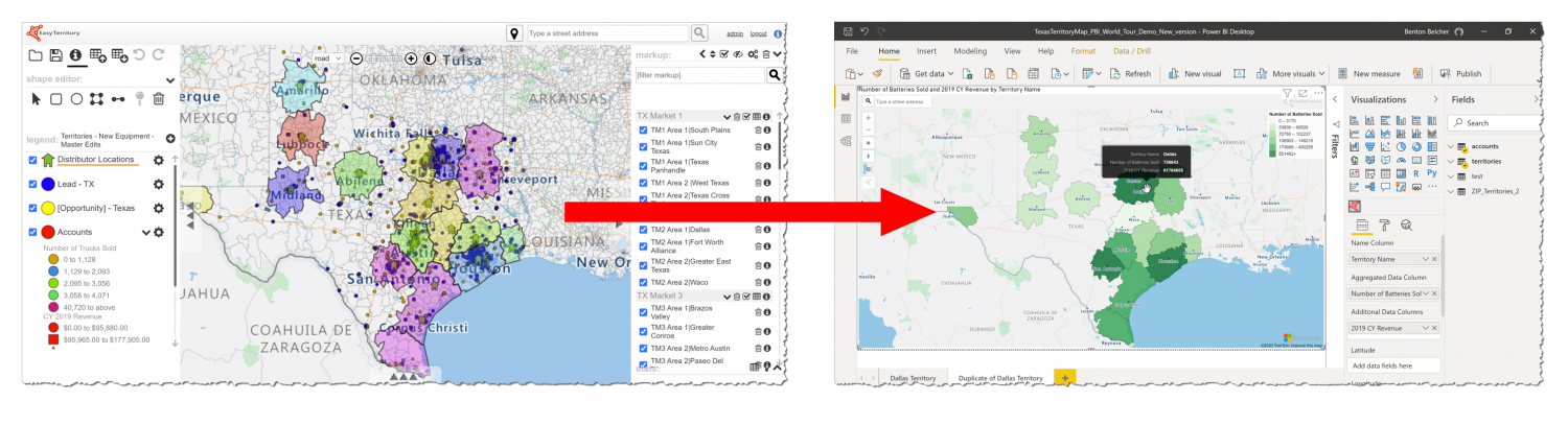 EasyTerritory Power BI Map Territory Visual is Now Available on ...
