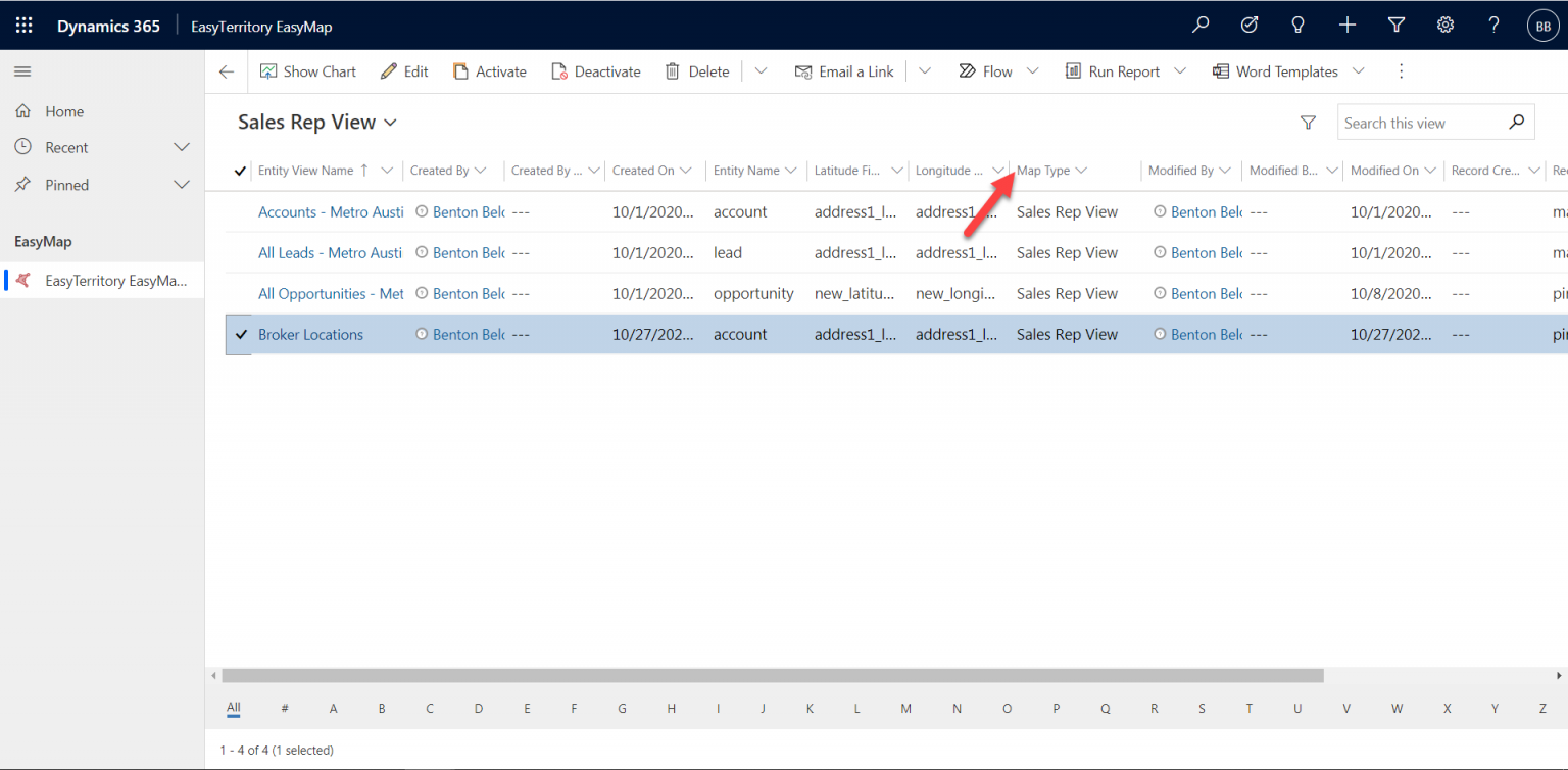 Configuring the EasyMap PCF Control | EasyTerritory