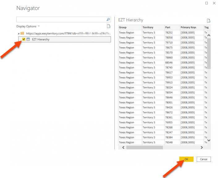Configuring EasyTerritory Visual for Power BI