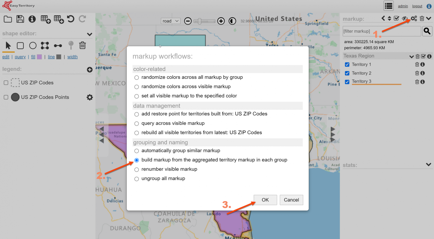 Configuring EasyTerritory Visual for Power BI