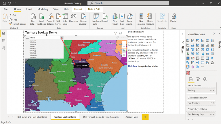 EasyTerritory for Power BI | Power BI Map Visual | EasyTerritory