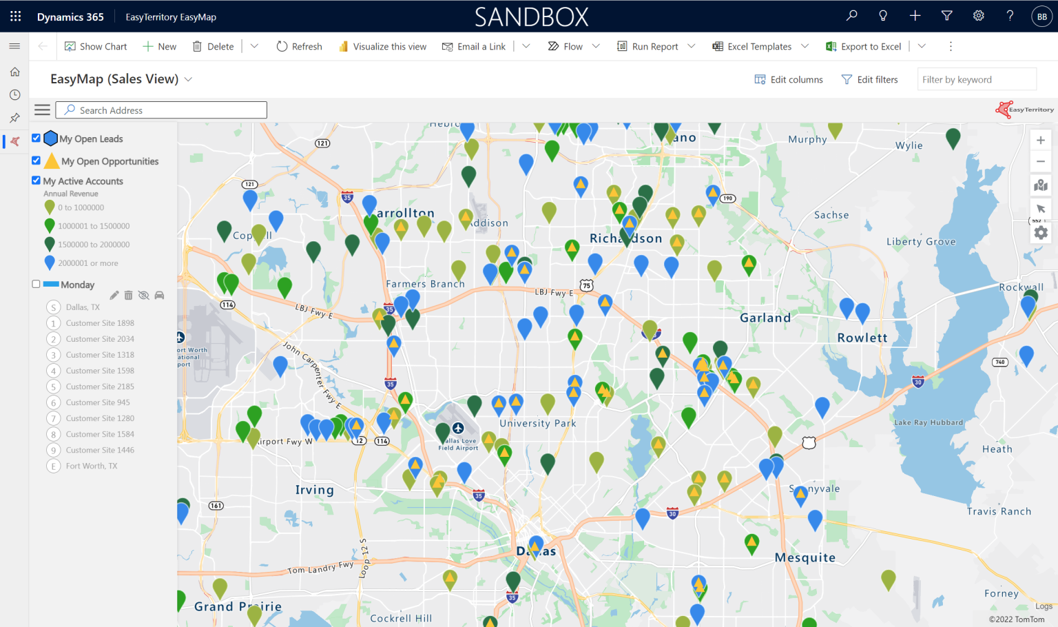 Configuring the EasyMap PCF Control | EasyTerritory