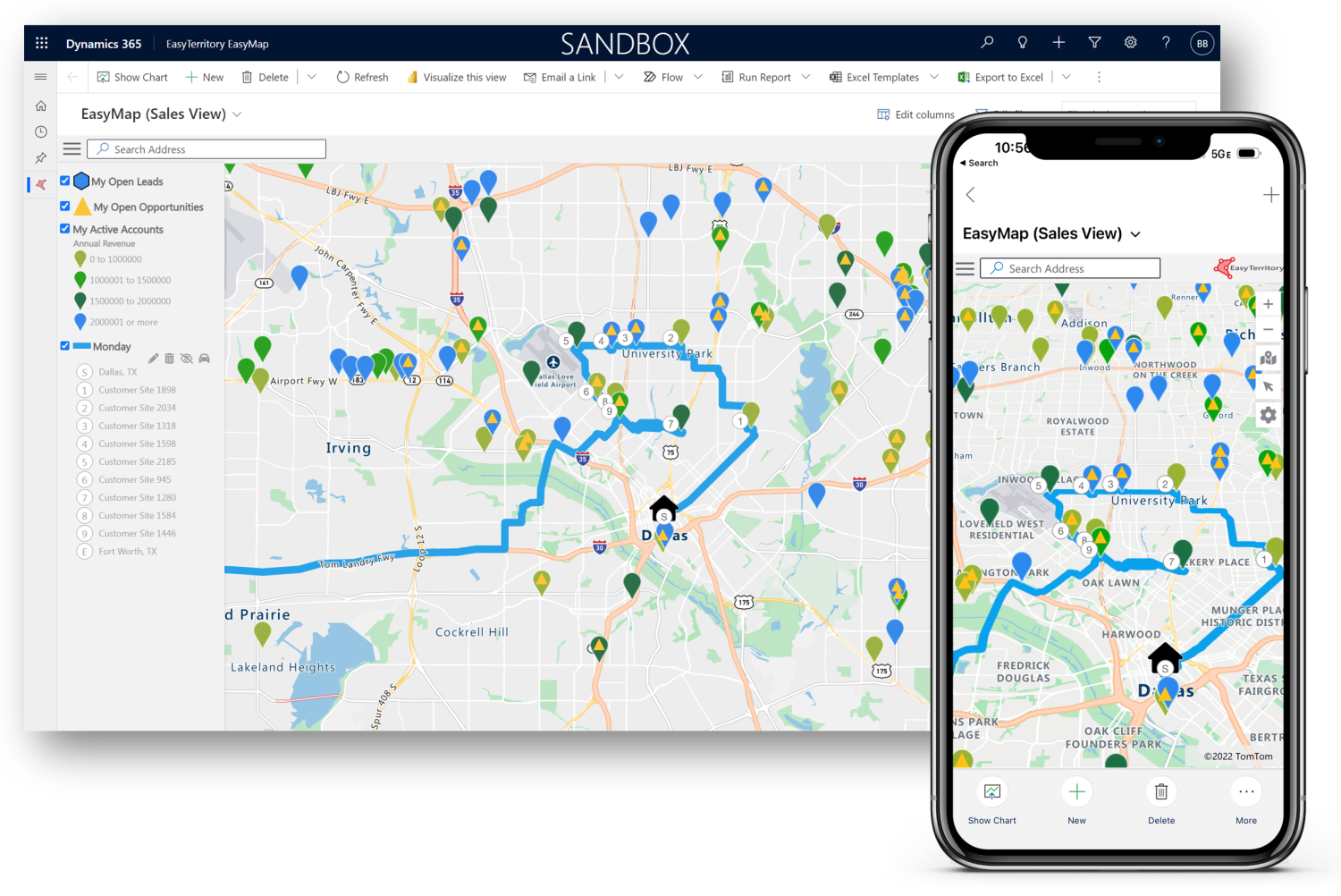 Configuring the EasyMap PCF Control | EasyTerritory