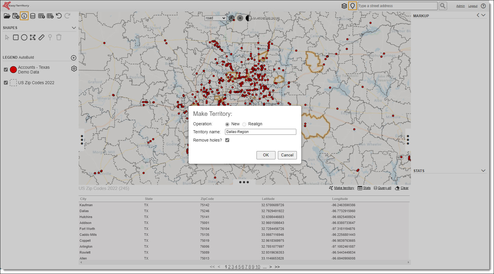 EasyTerritory Auto-builder | EasyTerritory