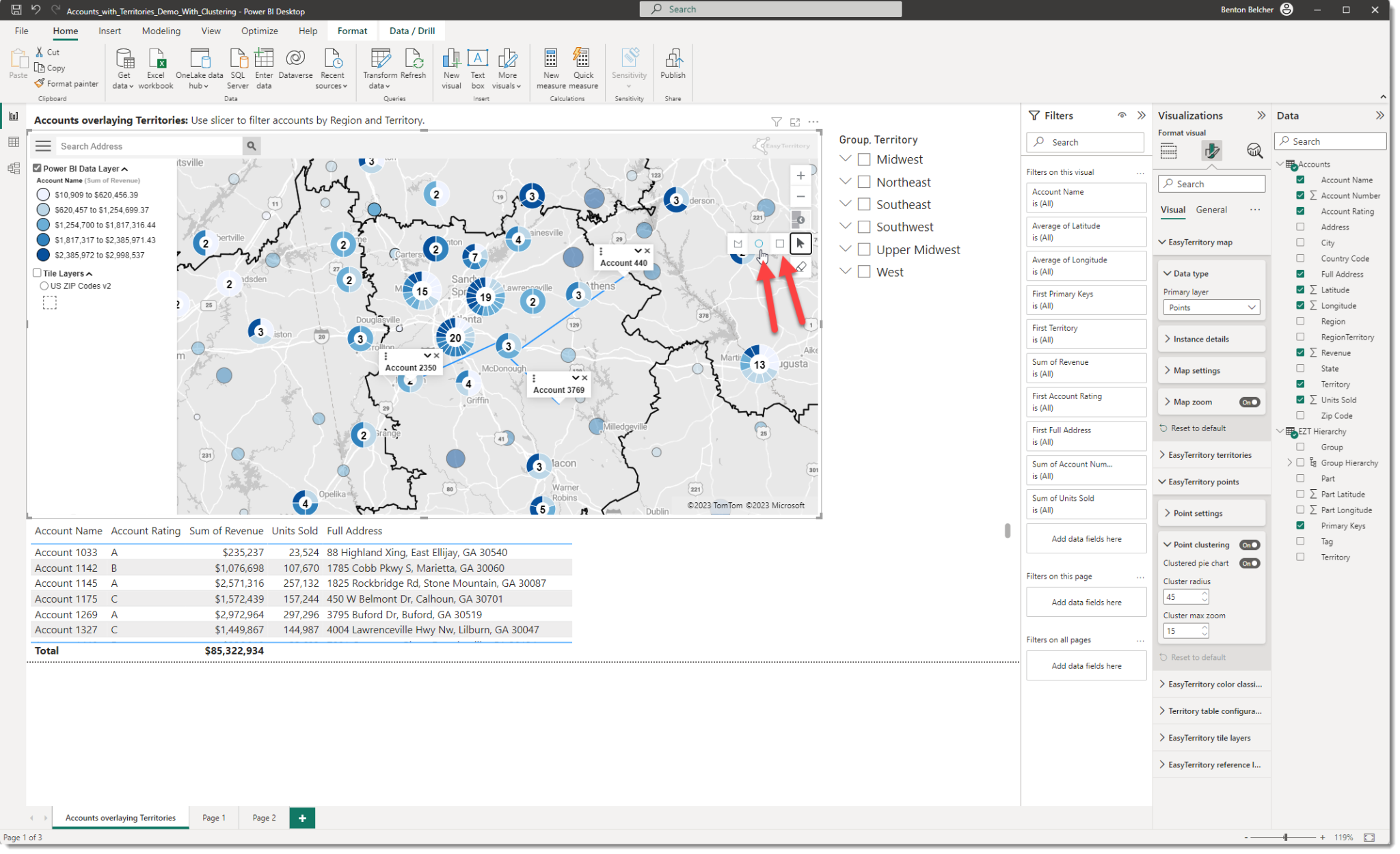 Power BI Territory Visual | Fall 2023 Release | EasyTerritory