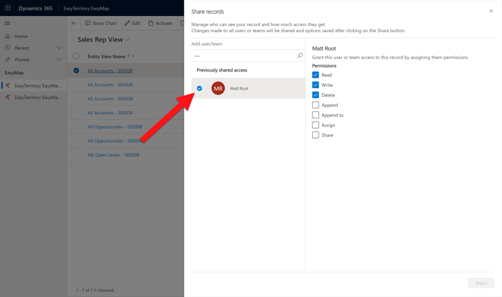 Configuring the EasyMap PCF Control | EasyTerritory